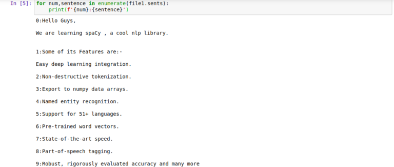 Implementing spaCy Library - Advanced Natural Language Processing
