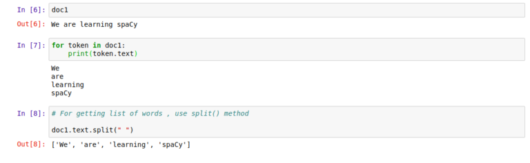 Implementing Spacy Library Advanced Natural Language Processing